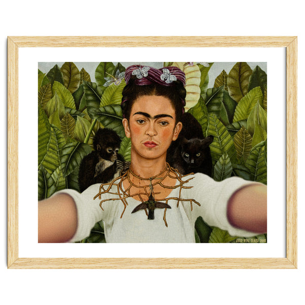 Frida Kahlo - Selfie Art Print by Dito Von Tease | arthaus