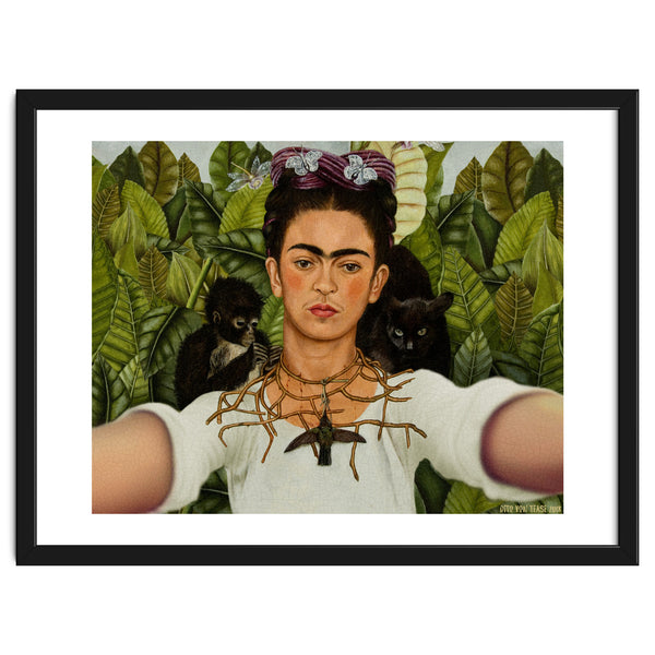 Frida Kahlo - Selfie Art Print by Dito Von Tease | arthaus