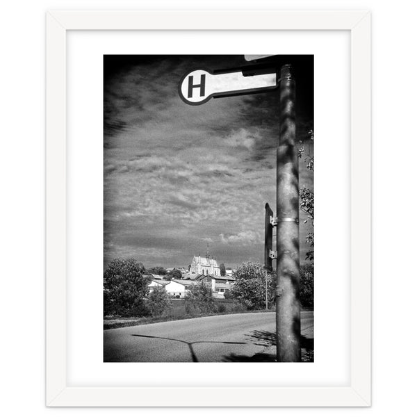 Bus station Art Print by Leo Brix | Arthaus