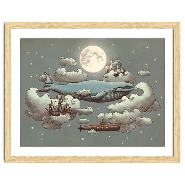 Ocean Meets Sky Art Print by Terry Fan | arthaus