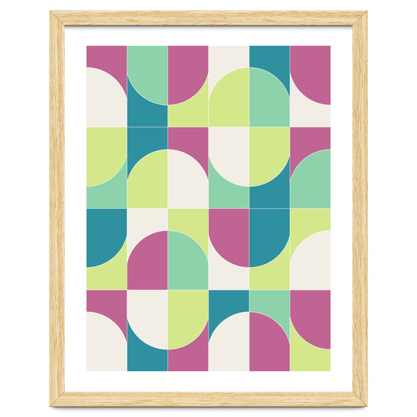 Bold Geo Tiles 04 Art Print by DesigndN | Arthaus