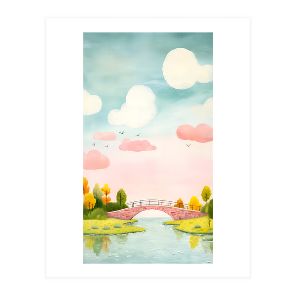 Bridge (Print Only) Art Print by Giraffina | Arthaus