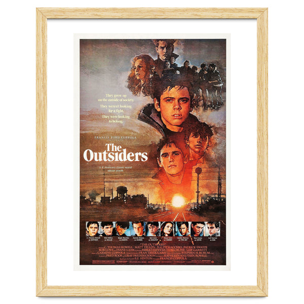 THE OUTSIDERS (1983), directed by FRANCIS FORD COPPOLA. Art Print by ...