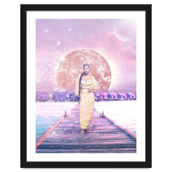 Amara - Queen Of African Tides Art Print by Abs Ahlijah | Arthaus
