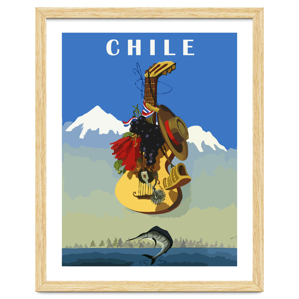Chile Art Print by Hermes | Arthaus