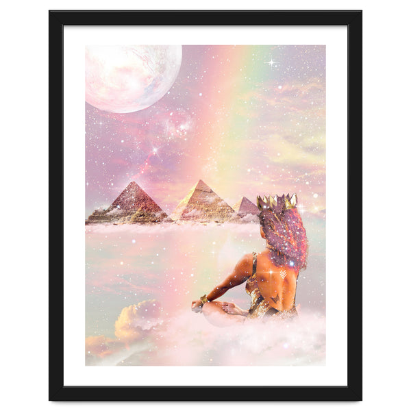 Ayanna - Be Still In Your Own Magic Art Print by Abs Ahlijah | Arthaus