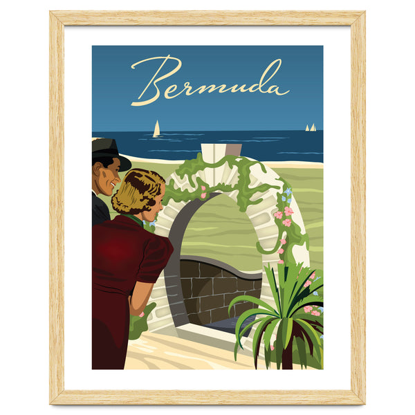 Bermuda, Moongate Arch Art Print by Hermes | Arthaus