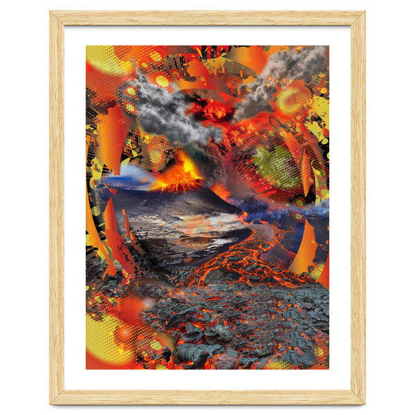 Volcano Eruption Art Print by Wild Style | arthaus