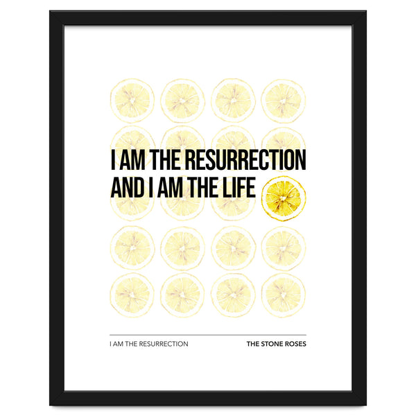 The Stone Roses - I Am The Resurrection Art Print by Chapter Designs ...