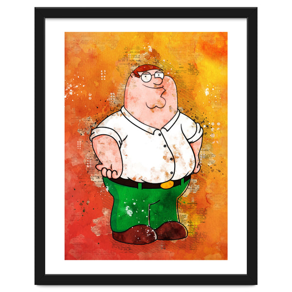 Peter Griffin Art Print by Durro | arthaus