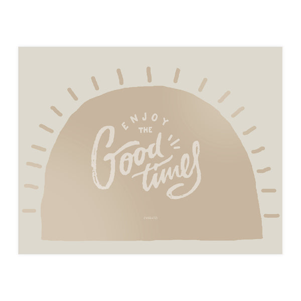 Enjoy the Good times I (Print Only) Art Print by ''CVogiatzi. | Arthaus
