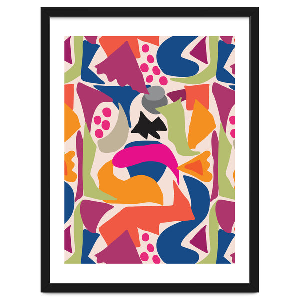 Black Fish Abstract Art Art Print by Ildiko Sipos | arthaus