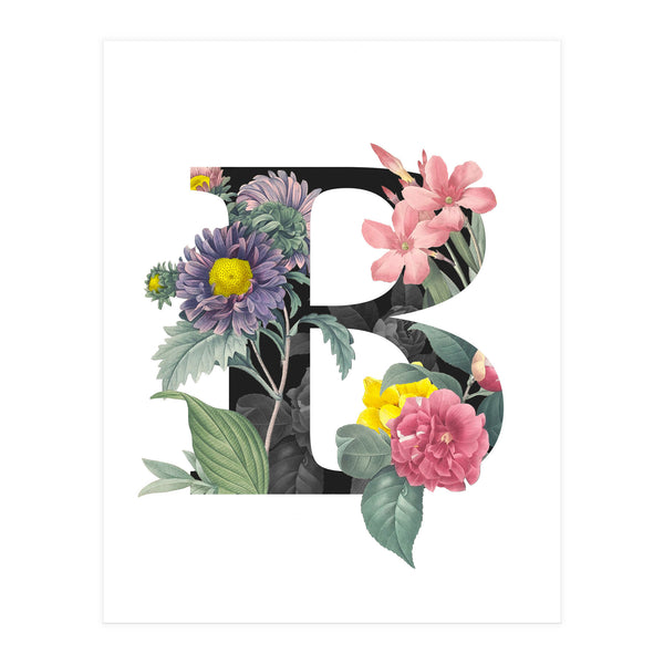 Letter B (Print Only) Art Print by Luliga | Arthaus