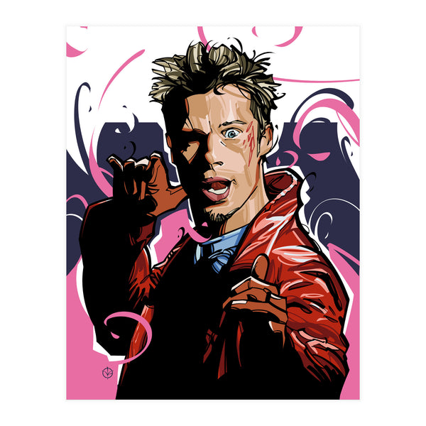 Tyler Durden (Print Only) Art Print by Nikita Abakumov | Arthaus