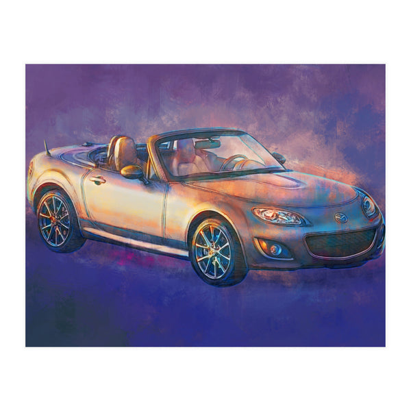 Mazda Miata (Print Only) Art Print by AshnoAlice Art | arthaus