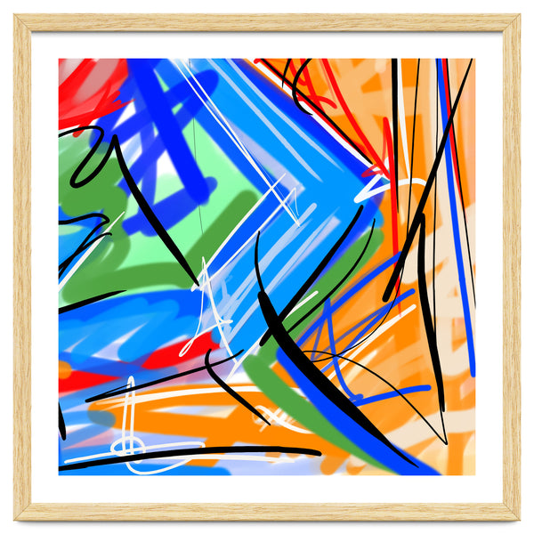 color subtleties in strokes 4 Art Print by Kika Magalhães | Arthaus