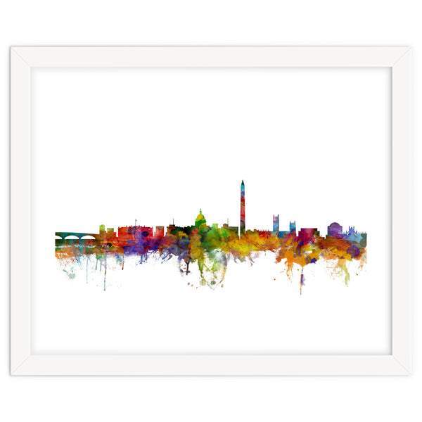 Washington DC Skyline Art Print by Michael Tompsett | arthaus