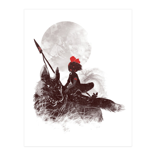 Princess Monokiki (Print Only) Art Print by kharmazero | Arthaus