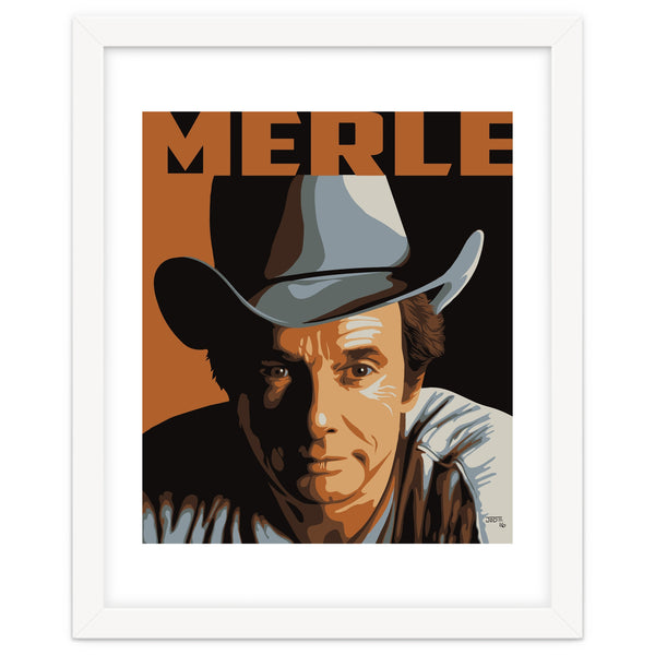 Merle Haggard Poster Art Print by Thompson | Arthaus