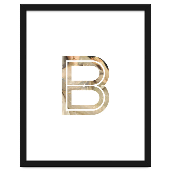 Letter B - (Impress) Art Print by MUTHYGER | Arthaus