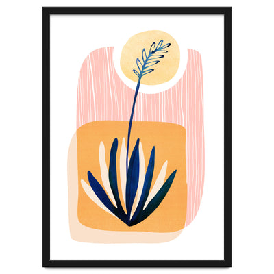Painted Agave With Sun Art Print by Modern Tropical | Arthaus
