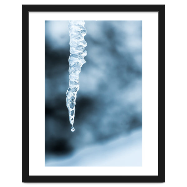 MELTING ICE - Spring is coming! Art Print by Awesome | Arthaus