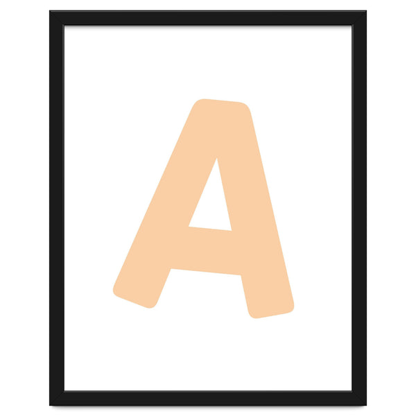 Initial Name Letter A Art Print by Akio | Arthaus