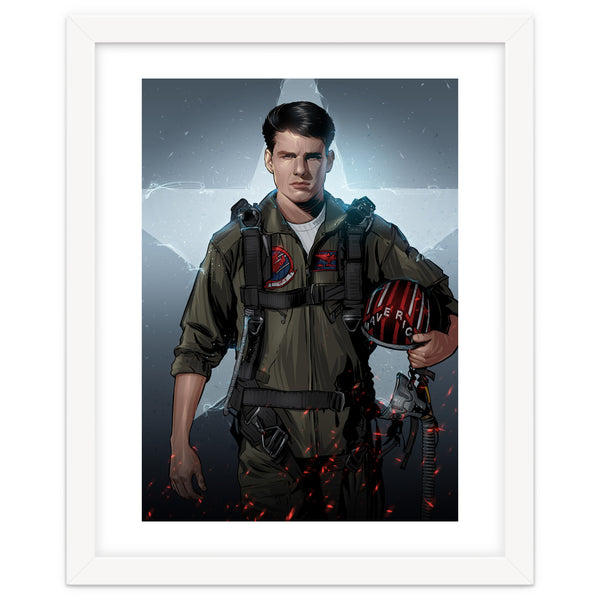 TOP GUN Art Print by Nikita Abakumov | Arthaus
