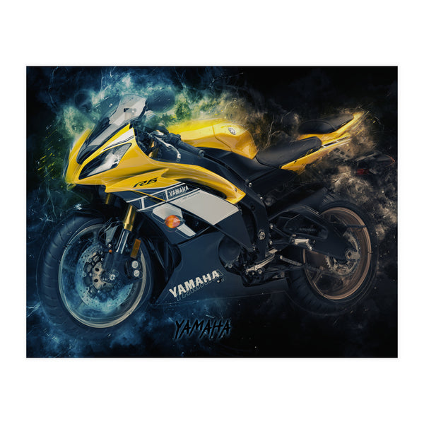 Yamaha R6 (Print Only) Art Print by Durro | arthaus