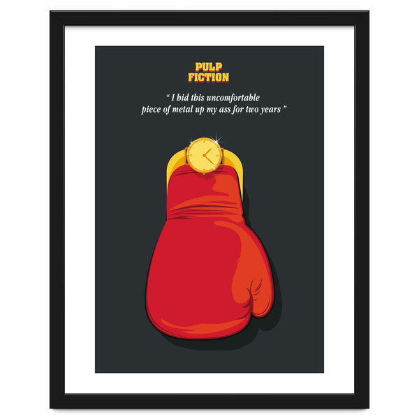 Butch Pulp Fiction movie poster Art Print by 2ToastDesign | Arthaus