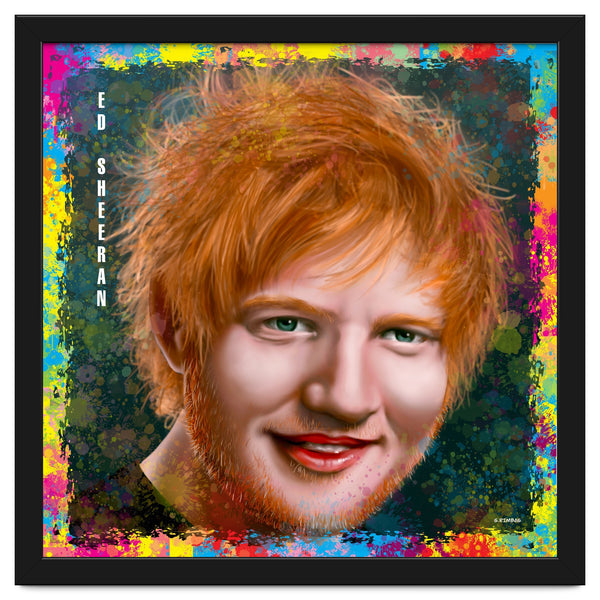 Ed Sheeran Art Print by S.Rimbas | Arthaus
